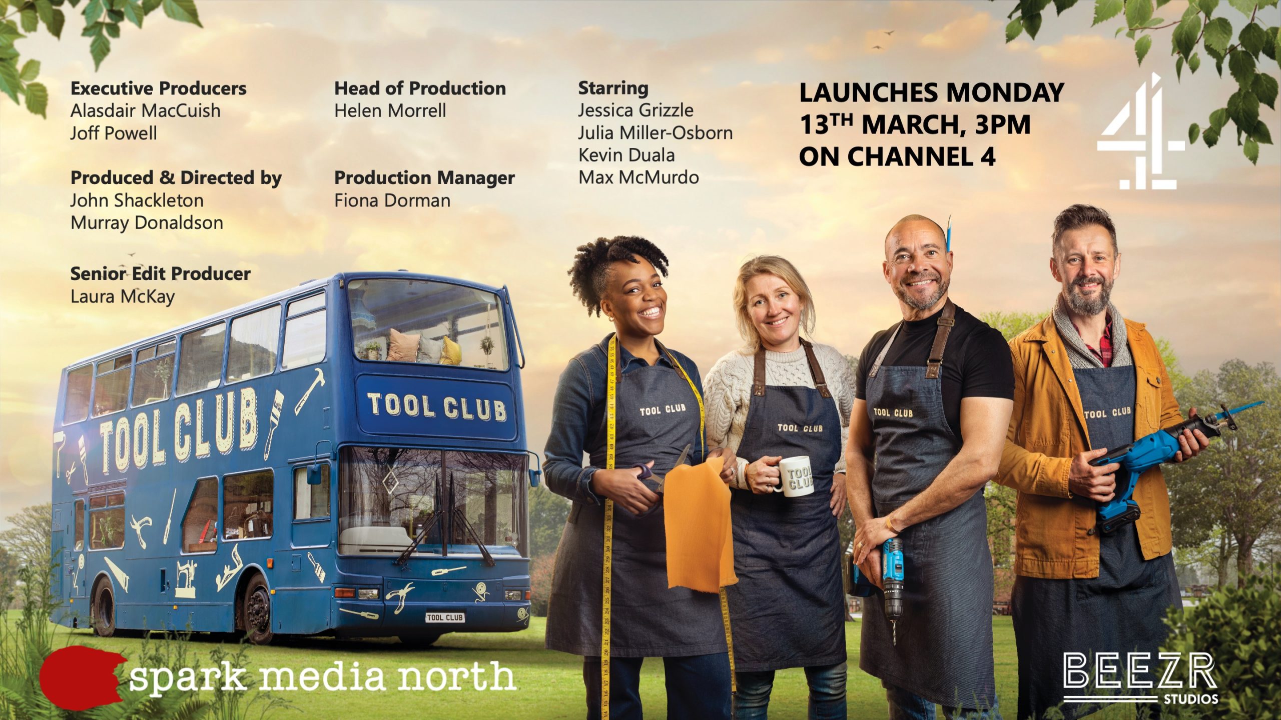 The Stanley Grange Stars are appearing on the new channel 4 series of Toolbus - Stanley Grange